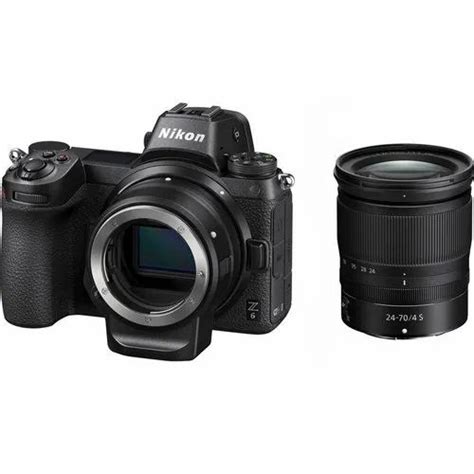 Mirrorless Camera Black NIKON Z6 24-70mm FTZ KIT at best price in Valsad