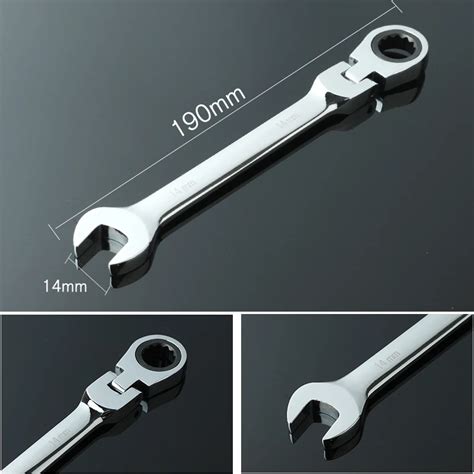 14mm Dual Use Torx Ratchet Wrench Open End Torx Wrench Reversible