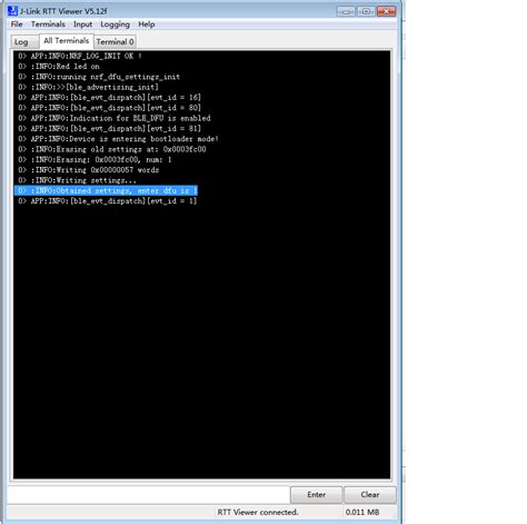 sdk12 3 how to use experimental ble app buttomless dfu project