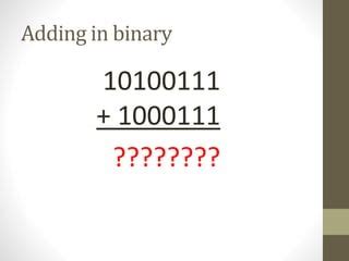 Decimal Vs Binary PPTX Computing Technology Computing