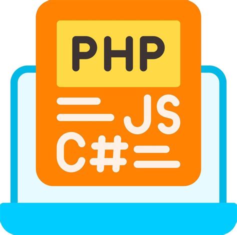 Coding Language Flat Element Style 58359439 Vector Art At Vecteezy