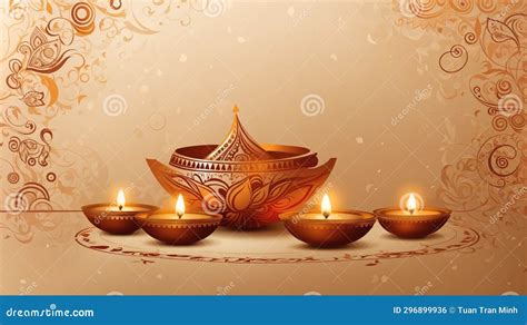 Happy Diwali Indian Stock Illustration Illustration Of Vector 296899936
