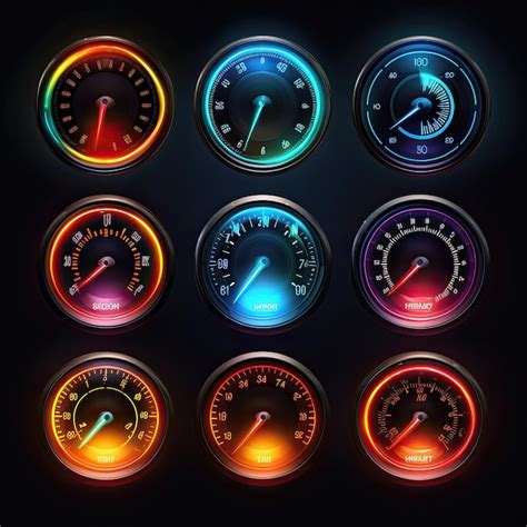Premium Ai Image Background Games Speedometer Ai Generated Futuristic