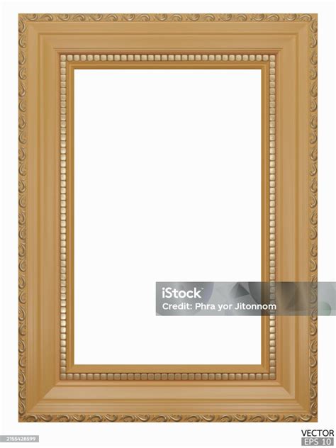 사실적인 갈색 나무 빈티지 프레임은 흰색 배경에 고립되어 있습니다 직사각형 프레임 모형 클래식 사진 나무 프레임입니다 너도밤나무 테두리 그림 포스터 및 사진 갤러리 3d