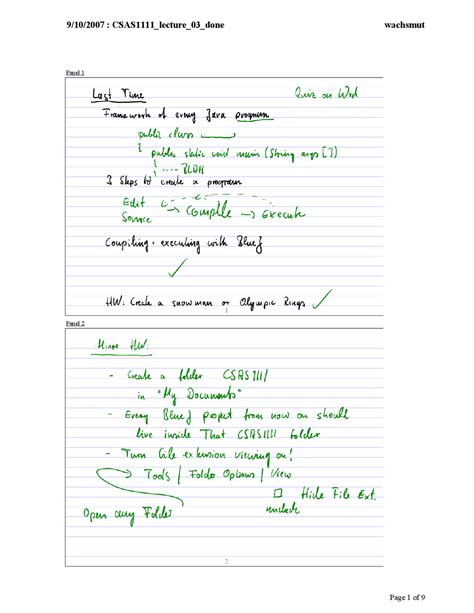Lecture 3 Of Introduction Of Computer Science 1 Csas 1111 Docsity