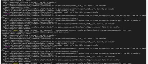 Importerror Cannot Import Name Missing From Omegaconf Issue Openspeech Team
