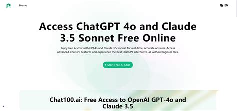 Попробуйте бесплатный чат бот с ИИ Gpt 4o и Claude 3 5 на Chat100 Ai