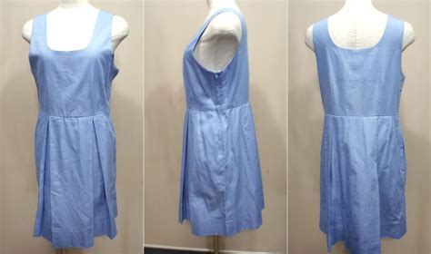 制服市場 広島県4294 広島大学付属三原中学高校 制服 ジャンパースカートワンピース 3点セット