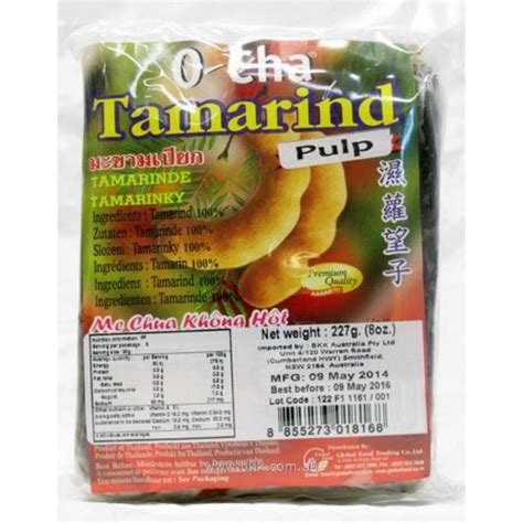 O Cha Tamarind Pulp 227g Thai Pantry