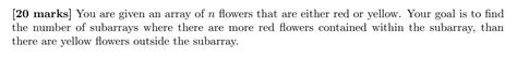 Solved Marks You Are Given An Array Of N Flowers That Chegg