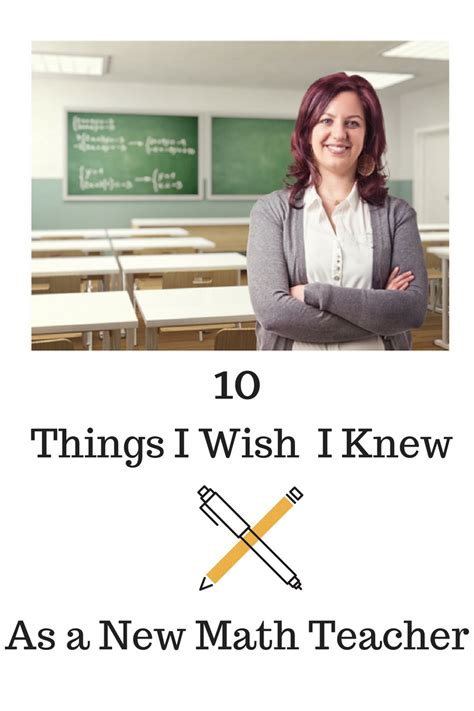 10 Things I Wish I Knew As New Prealgebra Math Teacher