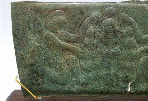 Assyrian Mesopotamian Bronze Door Plaque With Deities Antiquities By