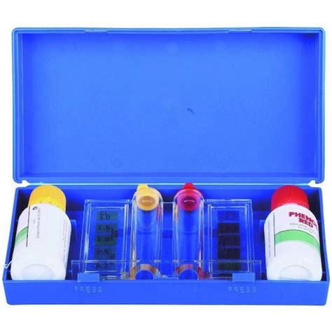 Flowdians Trousse Danalyse Liquide Chloreph Pour Piscine
