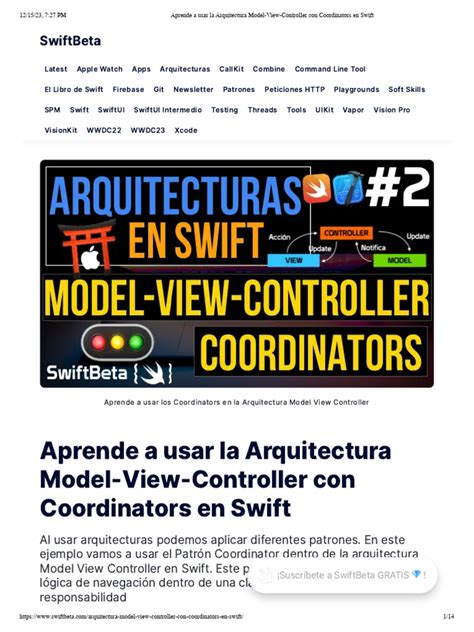 Aprende A Usar La Arquitectura Model View Controller Con Coordinators