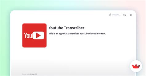 Youtube Transcriber