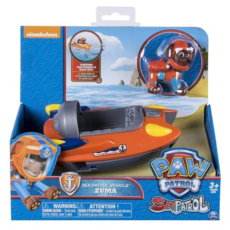 Paw Patrol Sea Patrol Vehicle Rocky Skye Zuma Chase Marshall