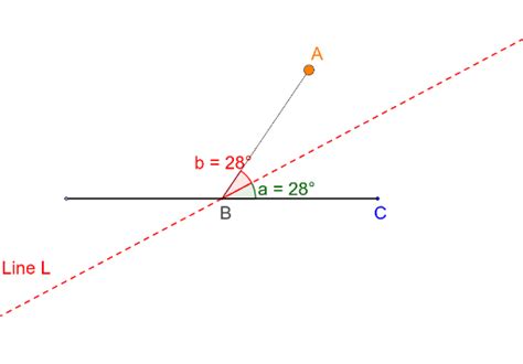 Angle Bisector Geogebra