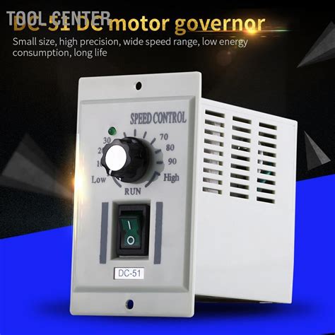 Tool Center ตัวควบคุมความเร็วมอเตอร์ Dc แบบปรับได้ 24v‑90v อินพุต Ac