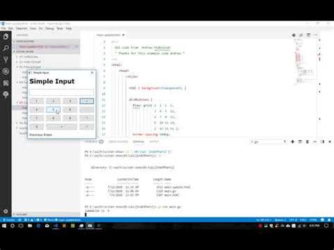 Simple Calc Using Golang And Sciter Sdk