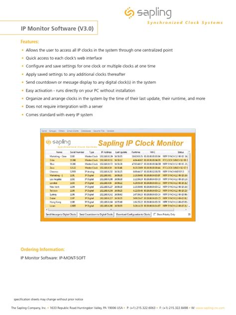 Ip Monitor Software V3 0 Pdf