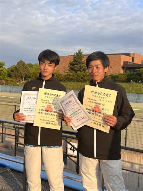 テニス部全道大会3冠達成 お知らせ 帯広北高等学校 学校法人 帯広渡辺学園