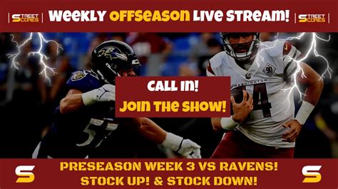 📞commanders Vs Ravens Review And Jaguars Preview Stream Roster Cuts
