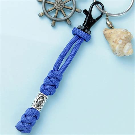 Темляк плетенный из паракорда ручная работа универсальный для связки ключей для ножа для