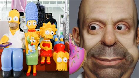 Así se verían los personajes de los Simpson en la vida real según la