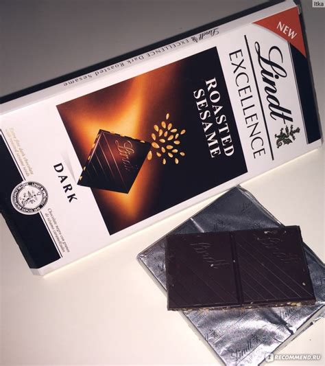 Шоколад Lindt Excellence Roasted Sesame Dark Chocolate - «"Сезам ...
