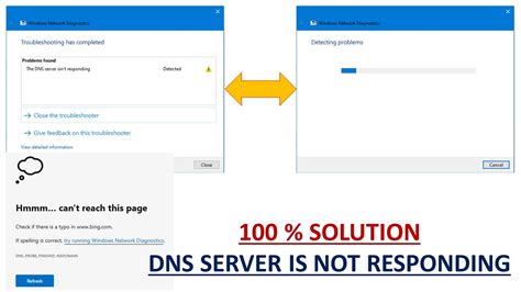 100 Fixed How To Fix Dns Server Is Not Responding On Windows 101178 Wifi Internet