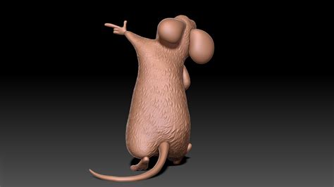 Ratatouille Mouse 3d Model 3d Printable Cgtrader