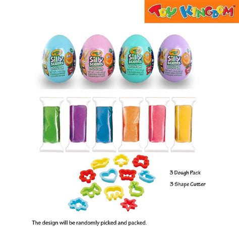 Crayola Silly Scents Large Egg Scent Dough Toy Kingdom
