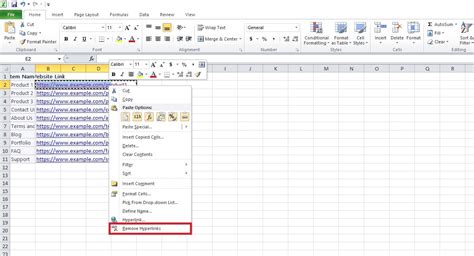 How To Quickly Remove Multiple Or All Hyperlinks In Excel