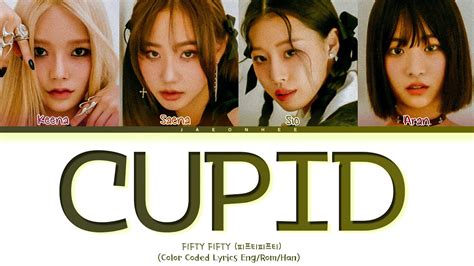 Fifty Fifty Cupid Lyrics 피프티피프티 Cupid 가사 Color Coded Lyrics Youtube