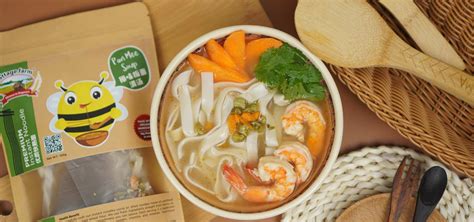 Pan Mee Soup Prawn Flavour 4 Pax Meal Kit Cottage Farm Pan Mee Meal