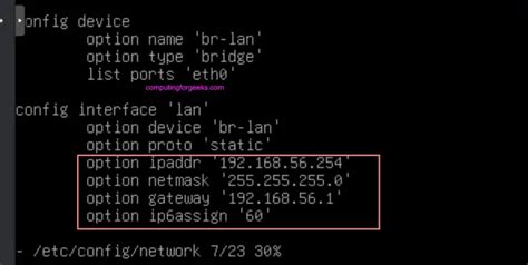 Install And Configure Openwrt Vm On Proxmox Ve Computingforgeeks