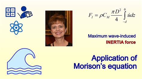 Morison Equation Wave Loads On Structures Inertia Force Youtube