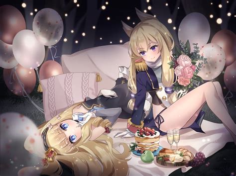 Queen Elizabeth And Warspite Azur Lane Drawn By Micchiumatankita