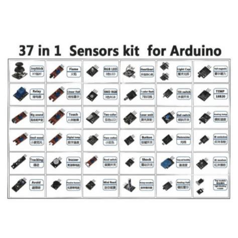 best 37 in 1 sensors kit compatible with arduino