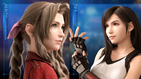 Final Fantasy Vii Remake Official Wallpapers Of Tifa Lockhart And Aerith Gainsborough Now