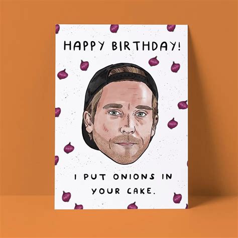 Below Deck Birthday Card Chef Adam Etsy