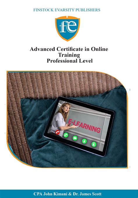 Advanced Certificate In Online Training Professional Level Finstock
