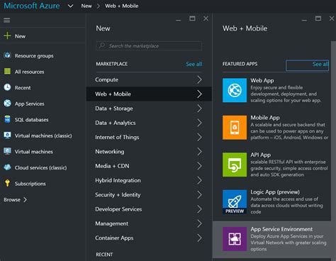 App Service Environments How To Deploy Api Apps To A Virtual Network