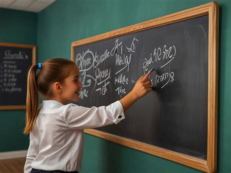 Chalkboards And Whiteboards Education And Learning Premium Ai Generated Image