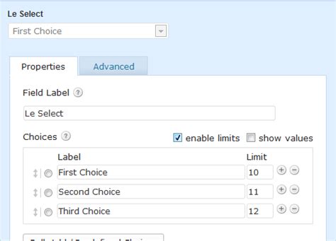 Gravity Perks Limit Choices Plugin