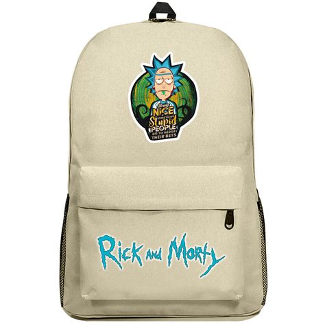 Rick And Morty Rick Backpack Superpack Rick Being Nice Quote Shirt Chic