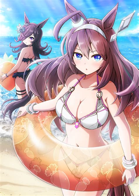 Rice Shower And Mihono Bourbon Umamusume Drawn By Futa Futa Danbooru
