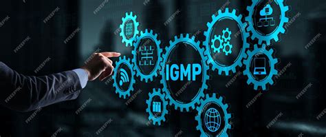 Premium Photo Businessman Is Pushing His Finger On Internet Group