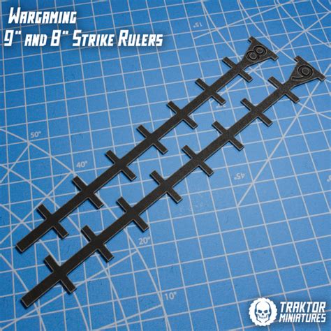 3d File Wargaming Strike Ruler 📏 ・3d Printer Design To Download・cults