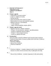 Introduction To Immune System Innate Vs Adaptive Immunity Course Hero